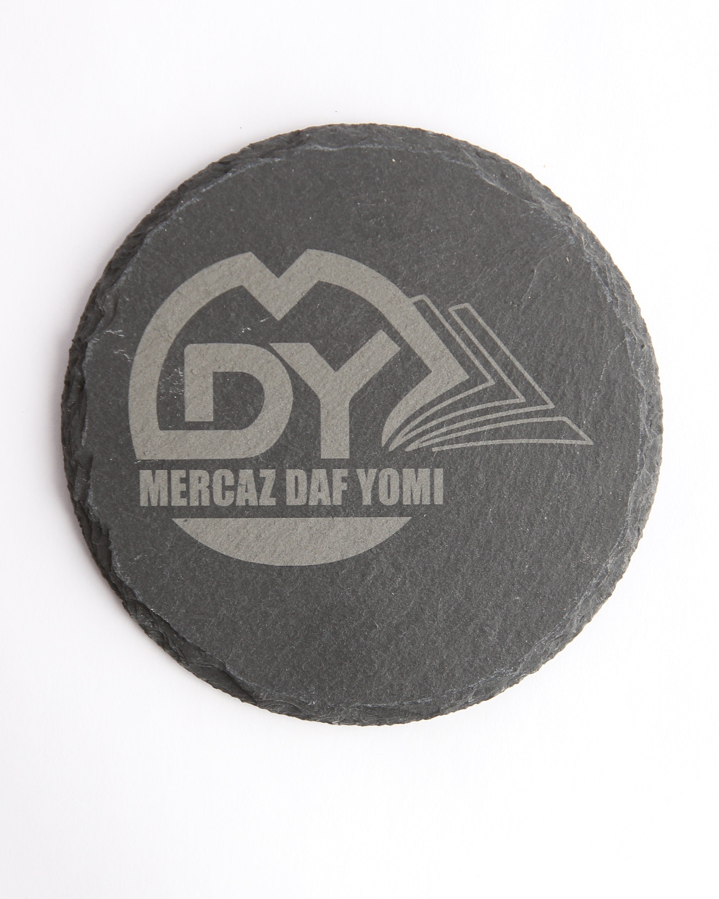 Round Stone Coaster with logo – MDY Merch